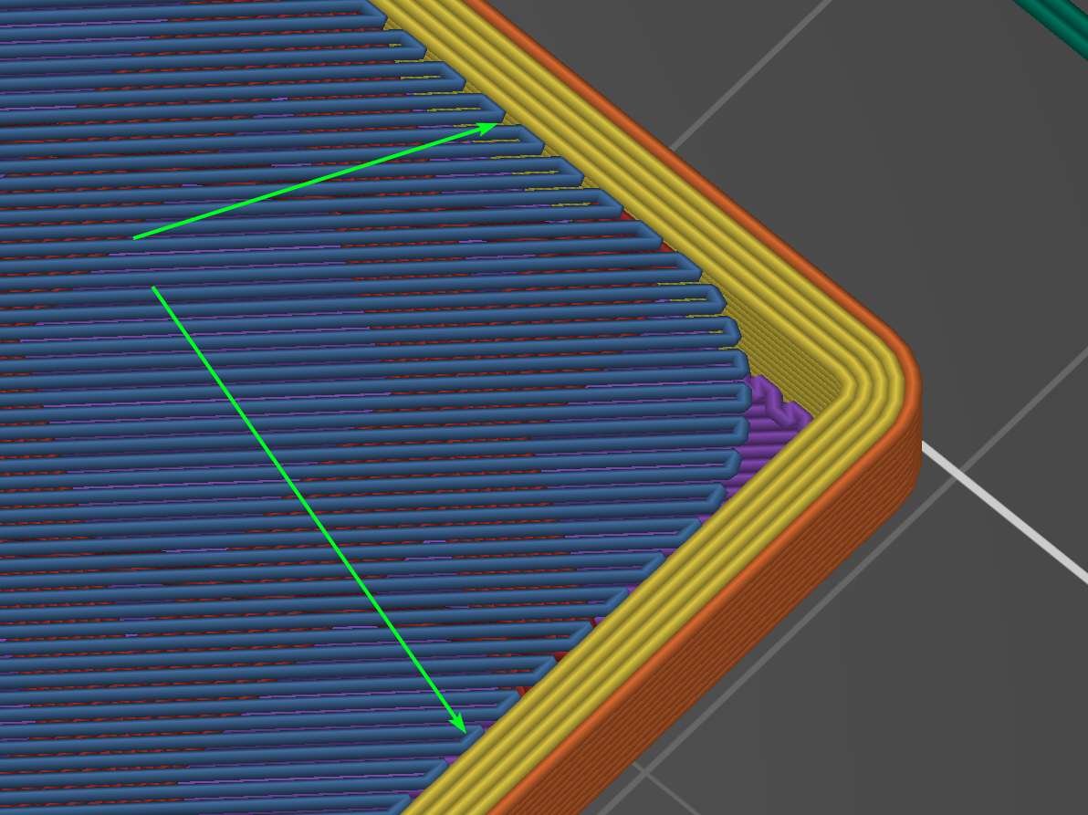 User input for expansion of bridge infill area, or "expand infill until ...