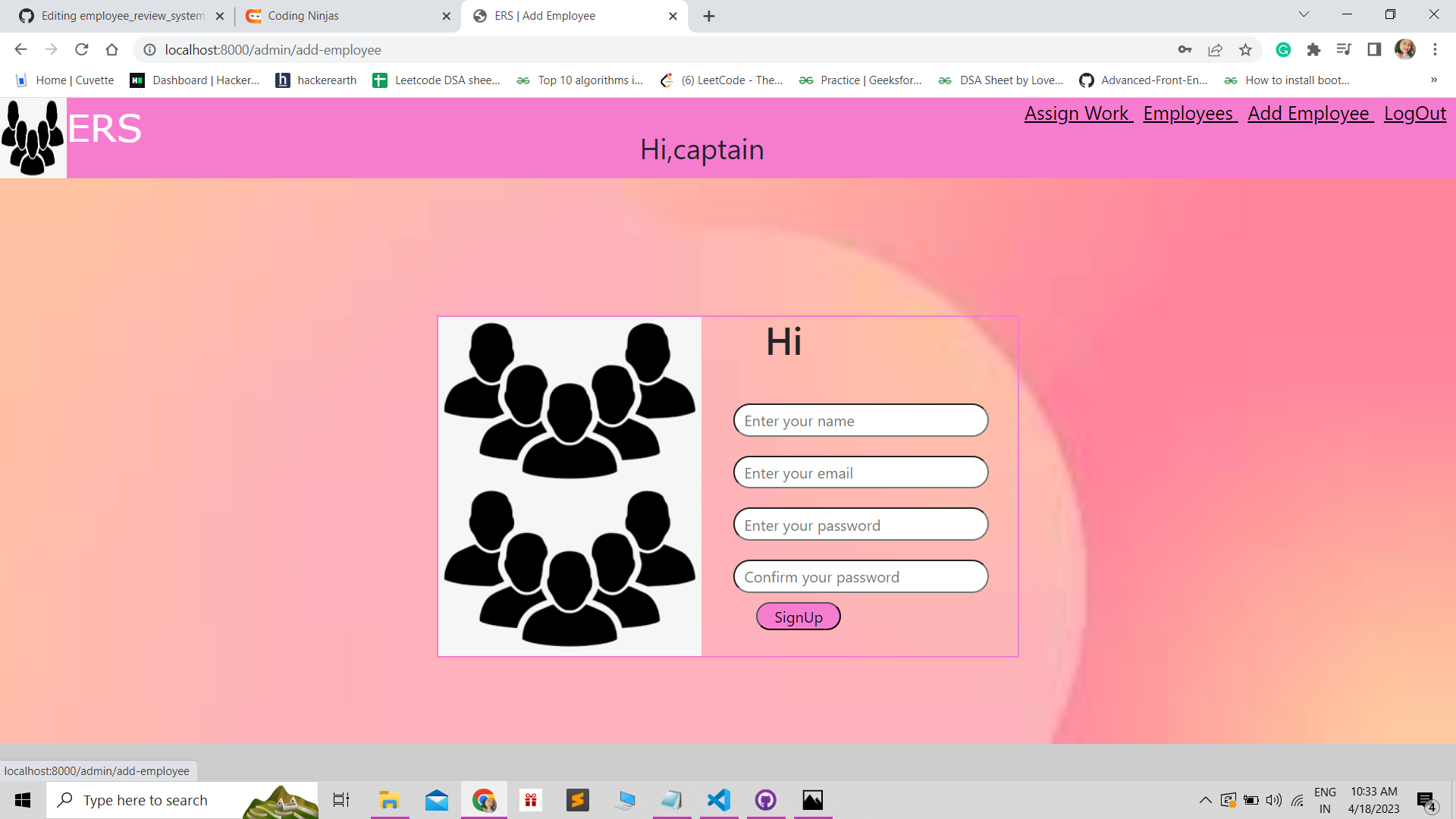 Github Nutankumari211 Employee Review System Github Io