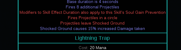 Vaal Lightning Trap's guarrented shock doesnt scale with shock effect. · Issue #5020 ...