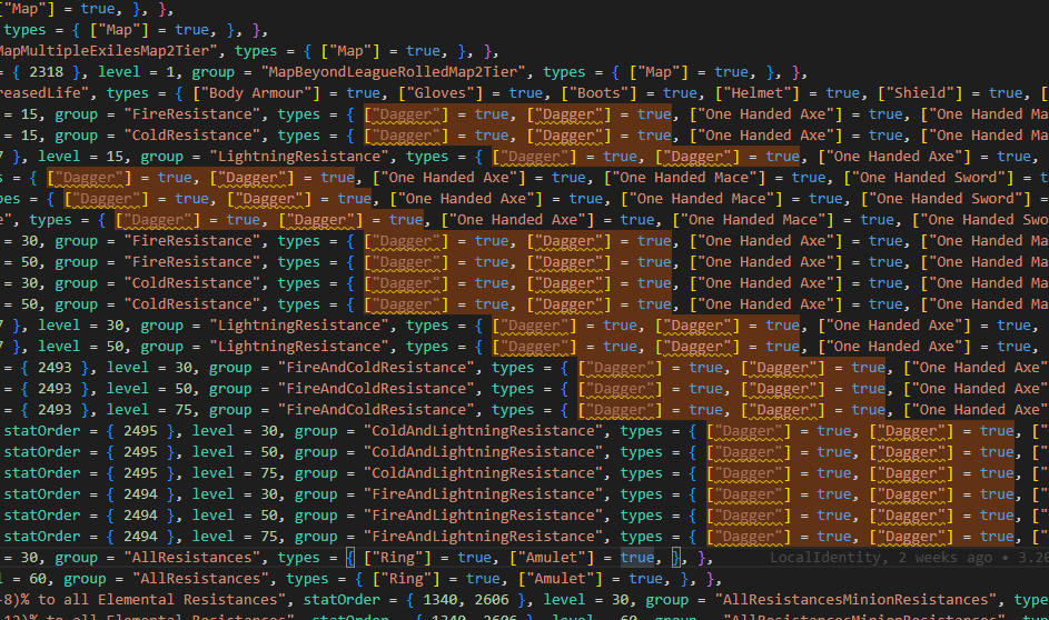 Duplicate fields in ModMaster.lua · Issue #5450 · PathOfBuildingCommunity/PathOfBuilding · GitHub