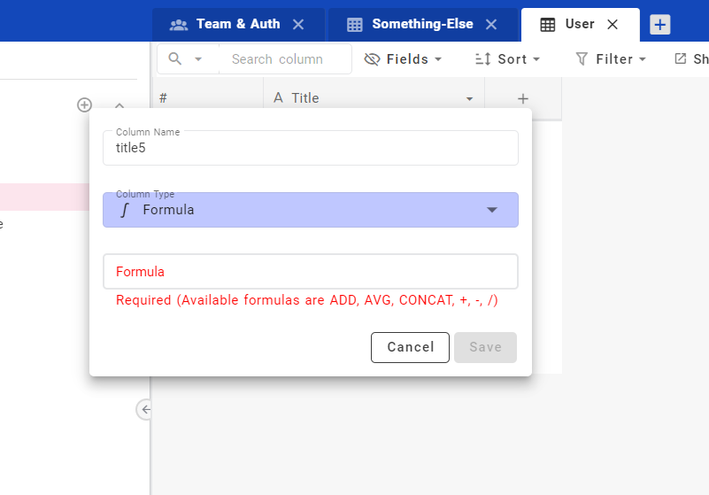 UX/UI: field helptext is hidden by error text · Issue #467 · nocodb ...