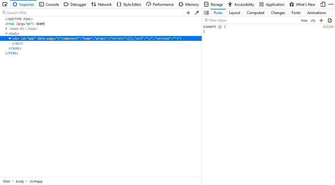 Blank page when attempting to use with sveltejs and rollup · Issue #225 · inertiajs/inertia · GitHub
