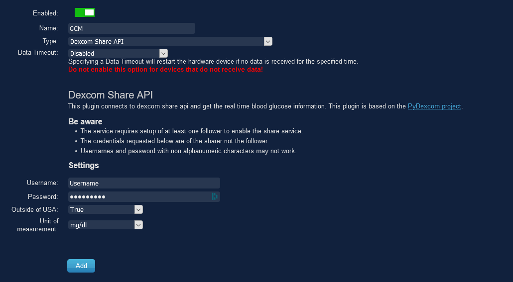 GitHub - MSe-5-14/Domoticz-Dexcom-API