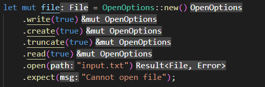 Better error message when OpenOptions lacks either .append() or .write ...