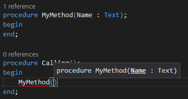 Signature help does not underline the parameter name properly · Issue ...