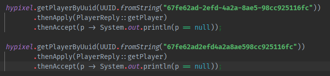 Documentation Readme: dashed UUIDs work just fine (Edit: ONLY dashed UUIDs work) · Issue #326 ...