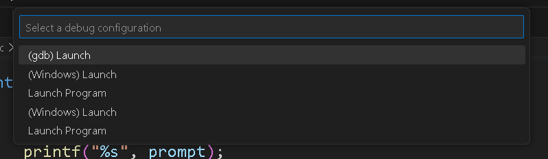 Replacing "(Windows) Launch" makes two run config copies · Issue #11098 · microsoft/vscode ...