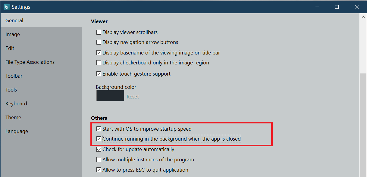 Continue running in the background · Issue #1325 · d2phap/ImageGlass · GitHub