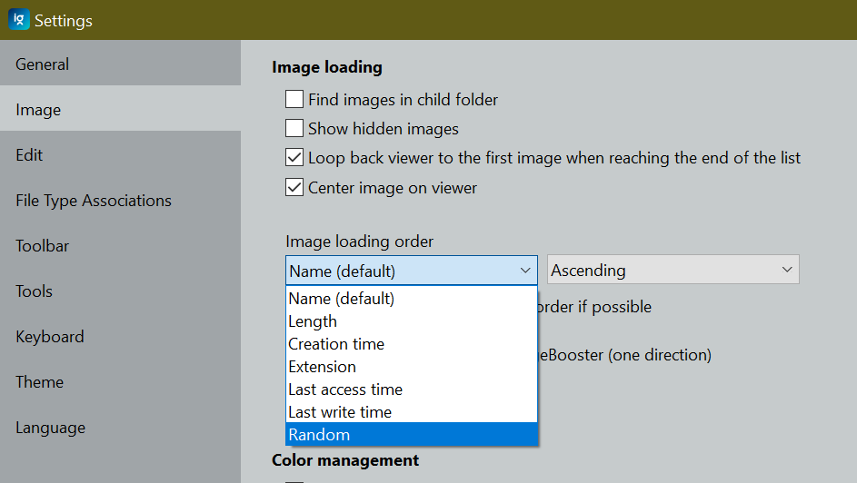 Option to chose random in slideshow · Issue #760 · d2phap/ImageGlass ...