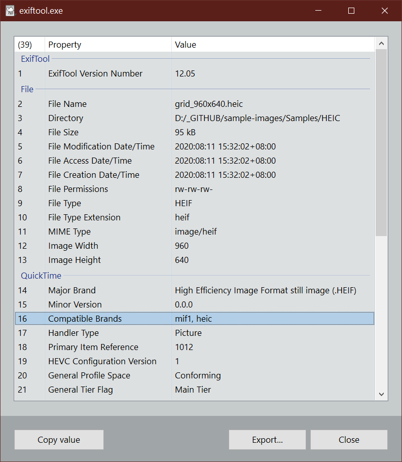 Option to view image EXIF (Feature Request) · Issue #336 · d2phap ...