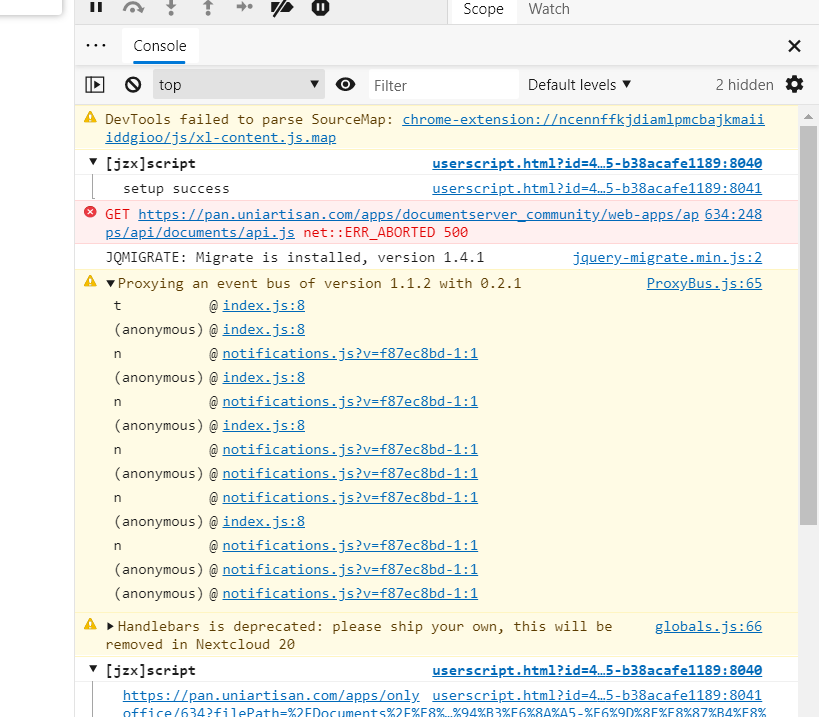 Onlyoffice Cannot Be Reached Please Contact Admin · Issue 102 · Nextcloud Documentserver