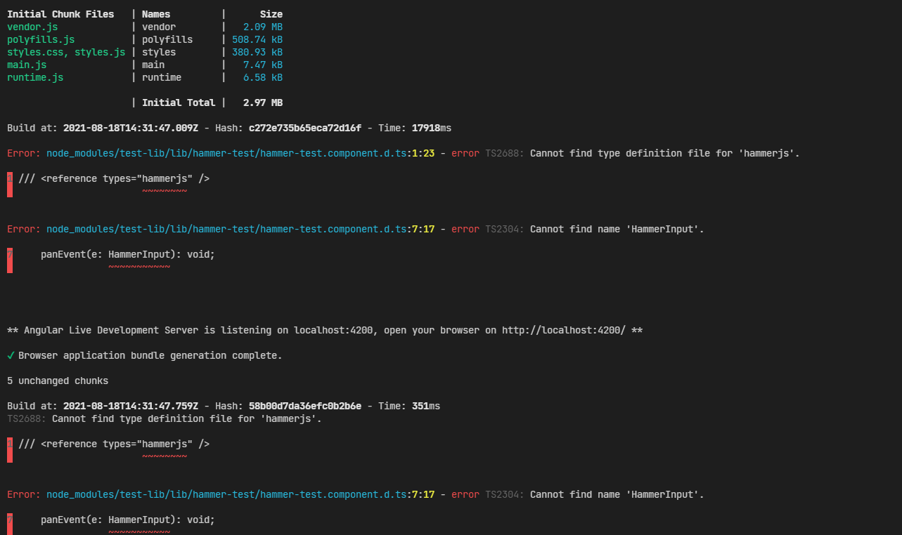 Issues with a 3rd party library typings · Issue #2049 · ng-packagr/ng-packagr · GitHub