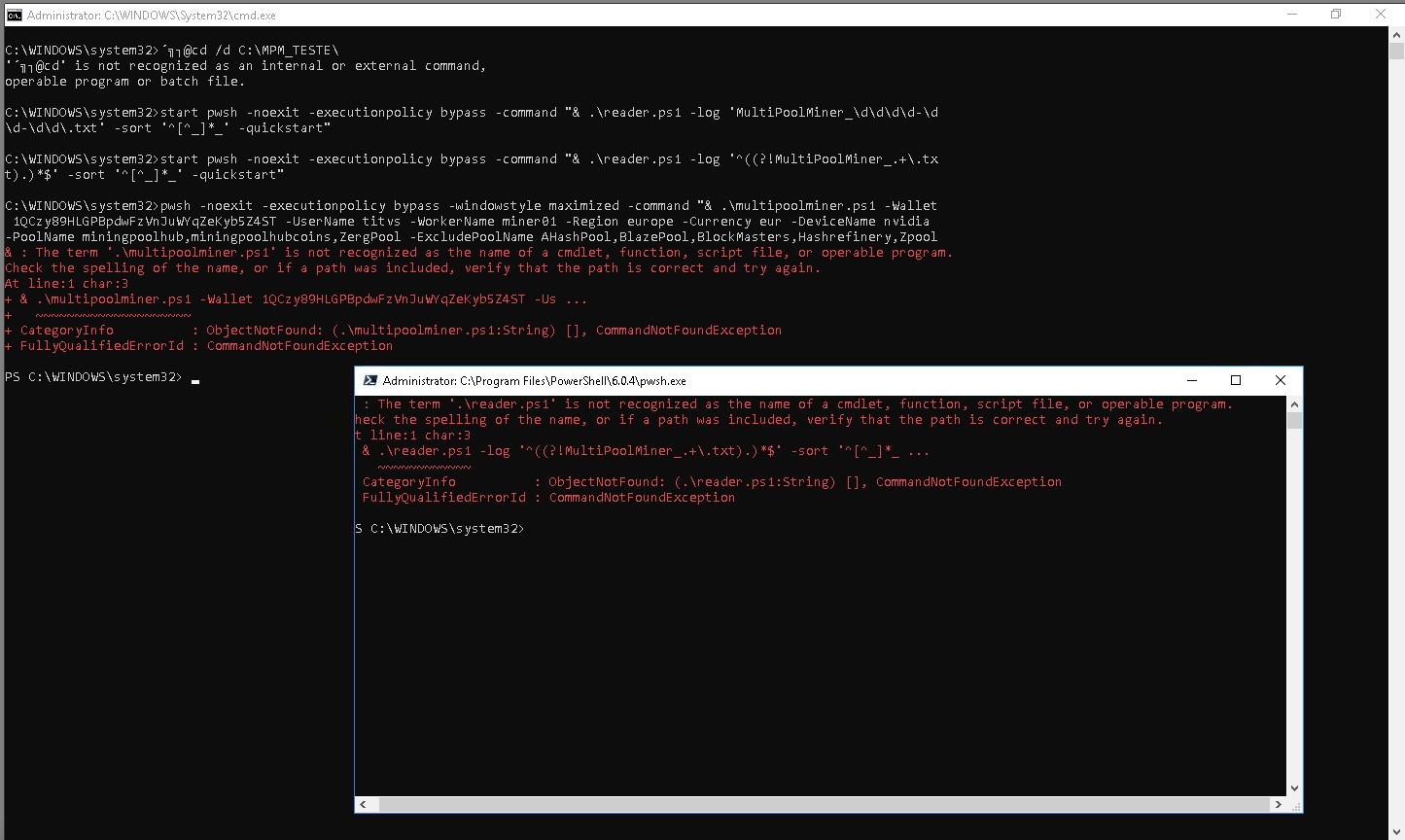 Issue: Scrypt error at startup · Issue #2149 · MultiPoolMiner/MultiPoolMiner · GitHub