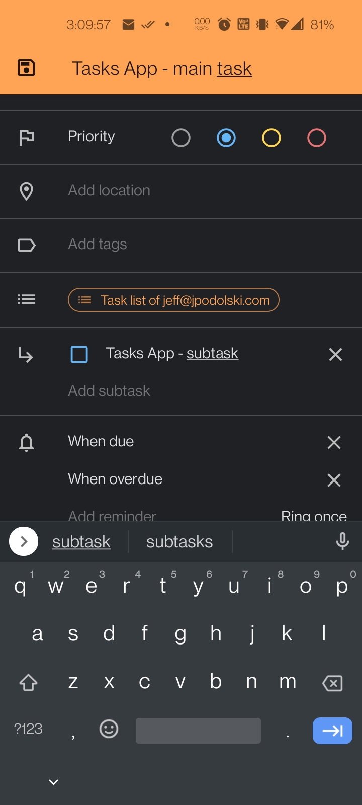 Subtasks do not sync properly with Horde · Issue #1644 · tasks/tasks · GitHub