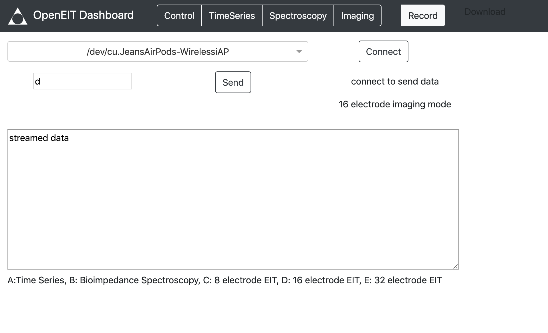 Error in dashboard when changing algorithm settings from imaging tab · Issue #29 · OpenEIT ...