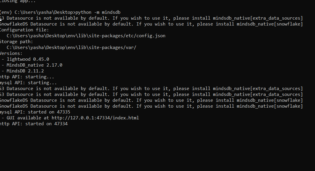 Fix address already in use when running mindsdb · Issue #823 · mindsdb/mindsdb · GitHub