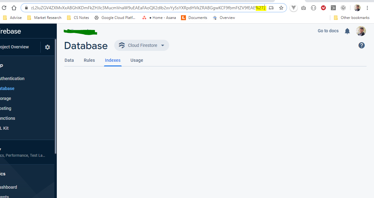 Index generation link displayed in console leads to blank page · Issue #821 · firebase/firebase ...