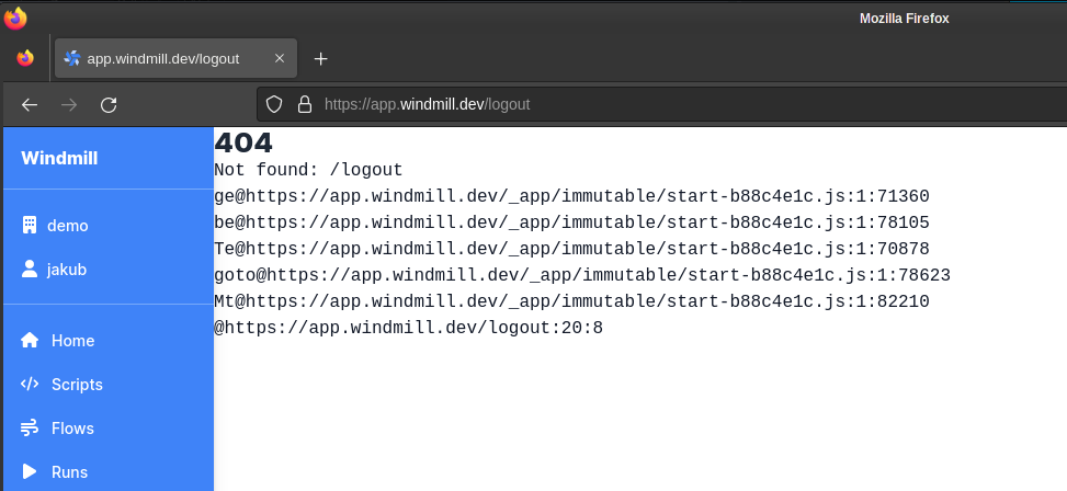 bug: [frontend] improve HTTP 404 · Issue #782 · windmill-labs/windmill · GitHub