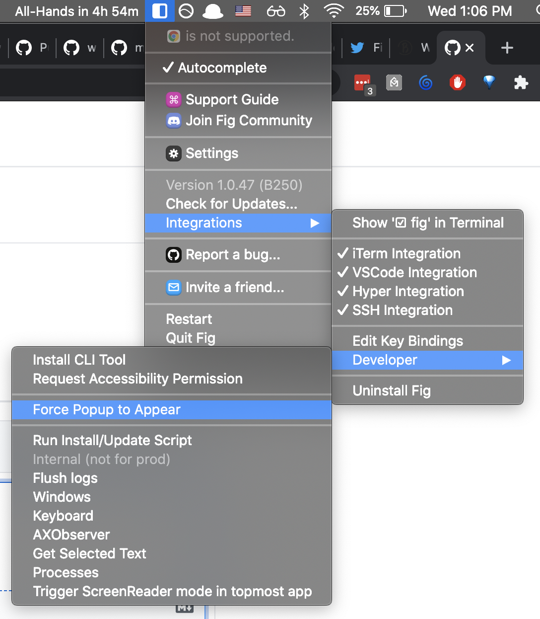 Windows stays open after pressing submit · Issue #340 · withfig/fig · GitHub
