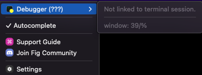 "Not linked to terminal session" · Issue #819 · withfig/fig · GitHub
