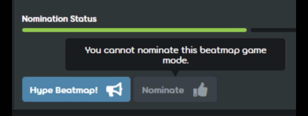User can't nominate map whose first nomination is from a NAT member ...