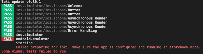 Update loki does not work on Android · Issue #337 · oblador/loki · GitHub