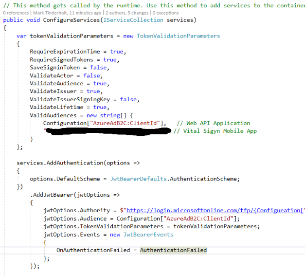 AuthenticationFailed: IDX10214: Audience validation failed. Audiences: · Issue #73 · Azure ...