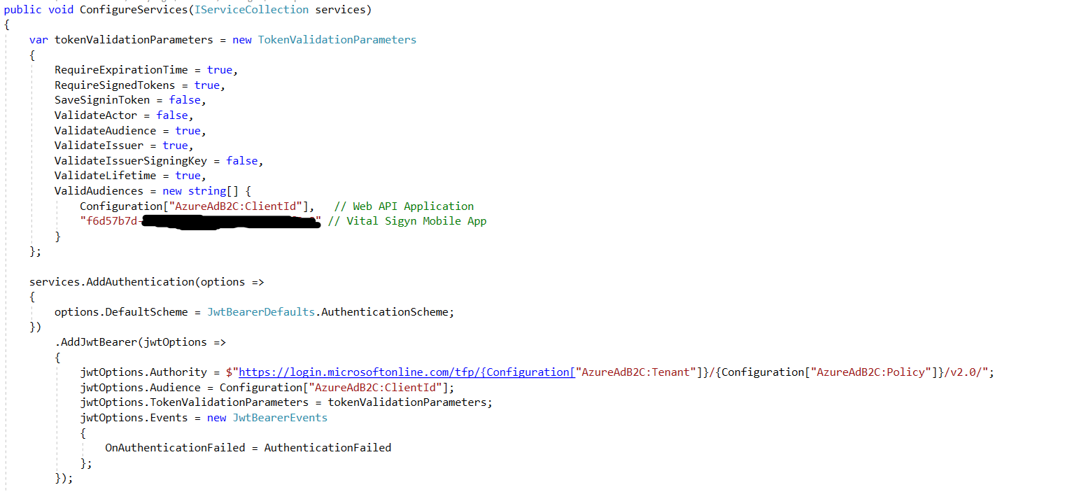 AuthenticationFailed: IDX10214: Audience validation failed. Audiences: · Issue #73 · Azure ...