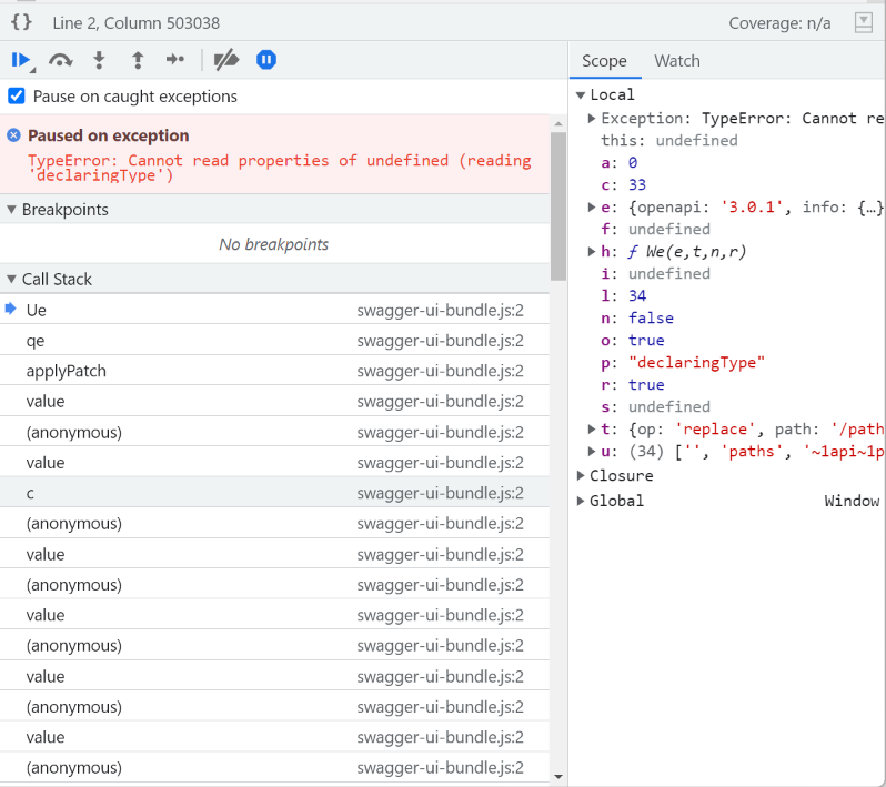 Swagger UI hangs on expanding method details · Issue #2511 · domaindrivendev/Swashbuckle ...