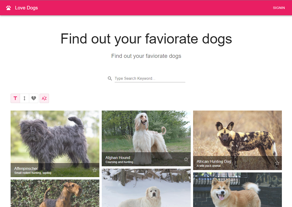 love-dogs-app - Codesandbox