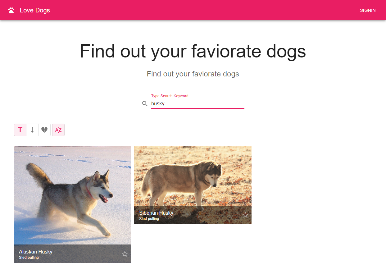 love-dogs-app - Codesandbox