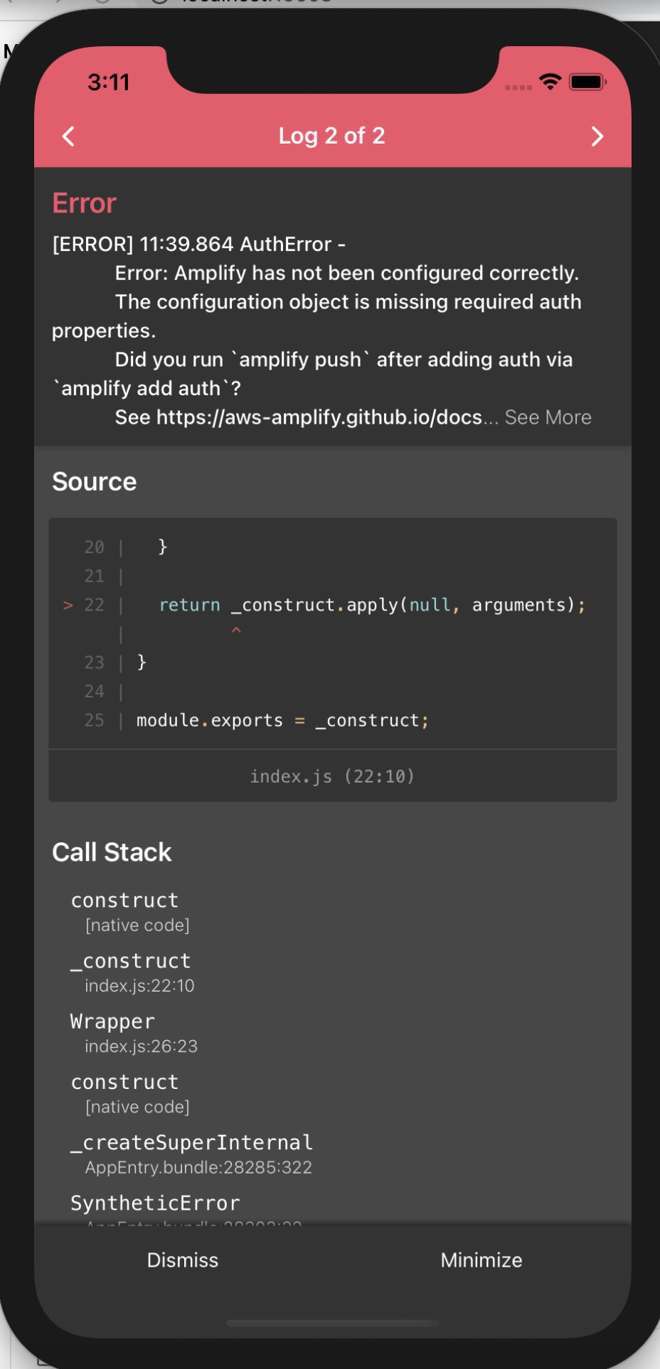 Authentication Error · Issue #143 · aws-amplify/amplify-studio · GitHub Authentication Error · Issue #143 · aws-amplify/amplify-studio · GitHub