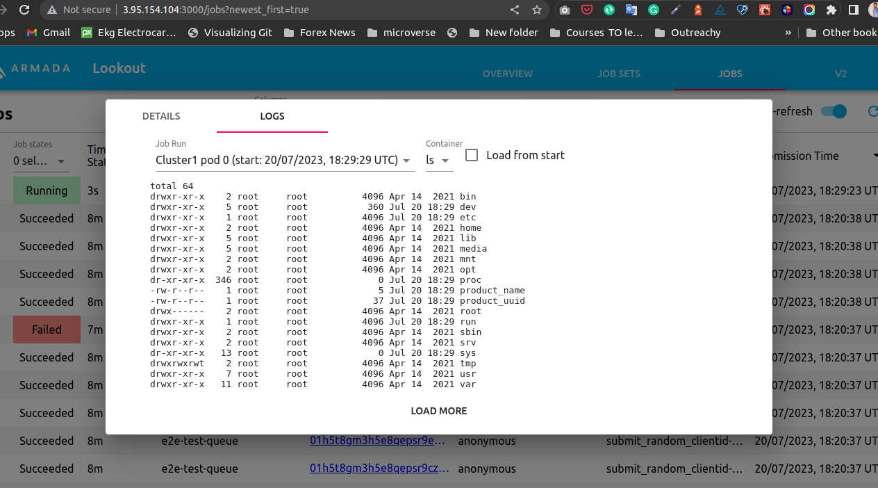 Lookout: responsive logs modal · Issue #2995 · armadaproject/armada · GitHub