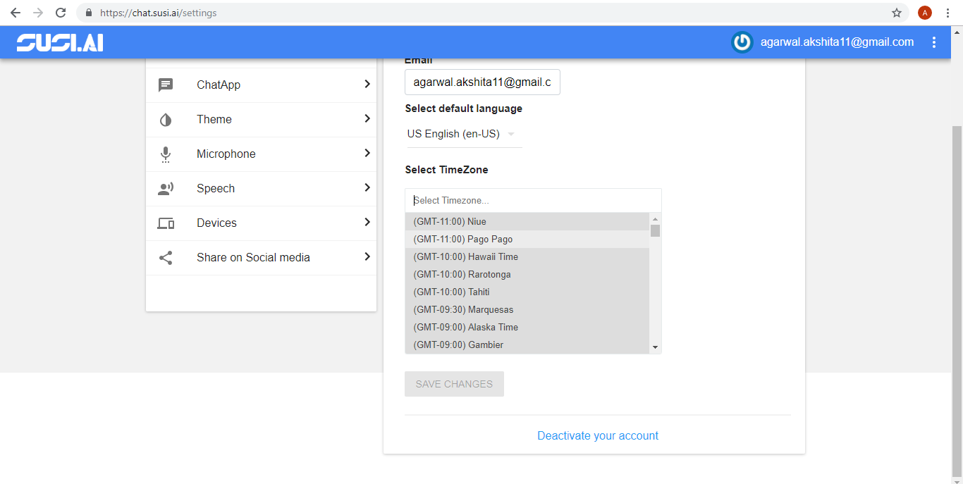 The buttons and links shift downwards when the "select timezone" input field is selected · Issue ...