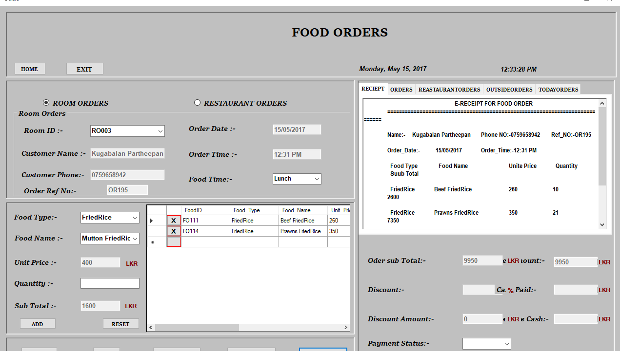 GitHub - jsayanthan/Hotel-Management-System: Hotel Management System ...
