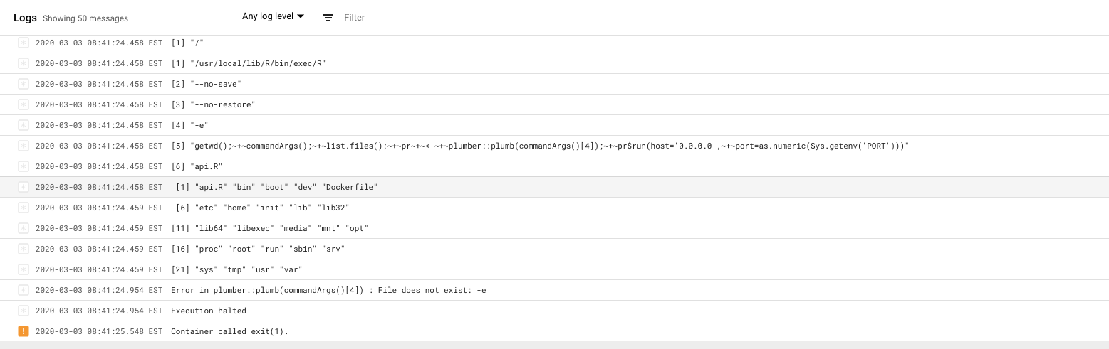 Commandargs 4 Failing For Plumber Docker Launch File Does Not