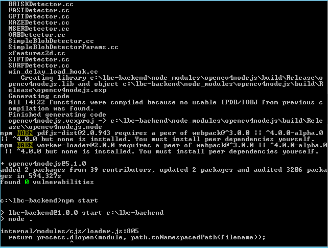 The specified module could not be found · Issue #593 · justadudewhohacks/opencv4nodejs · GitHub