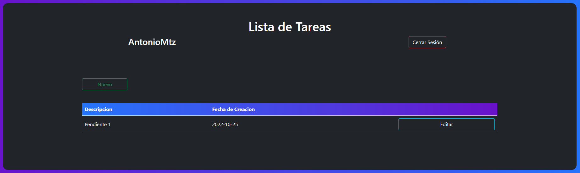 GitHub - JoseCalderonP/listatareas