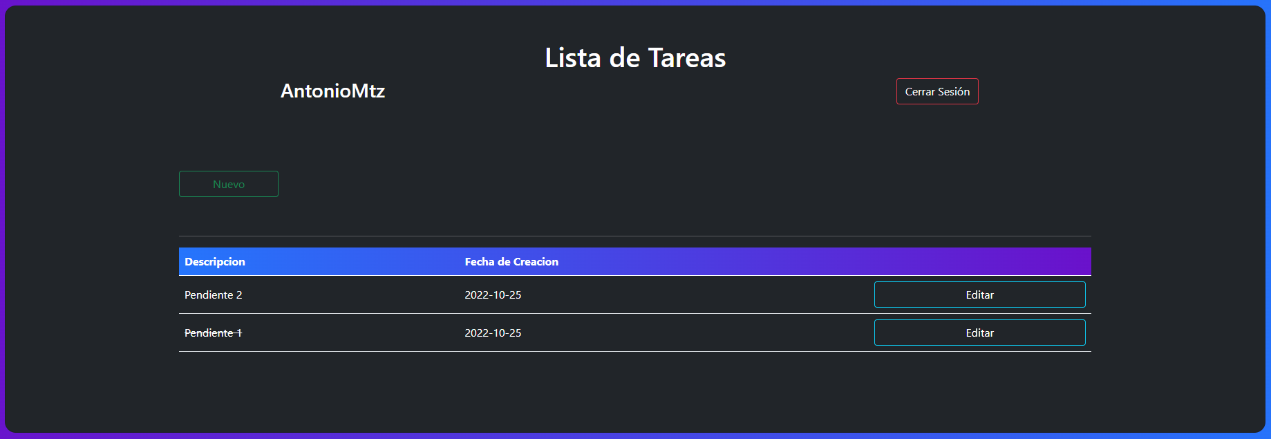 GitHub - JoseCalderonP/listatareas