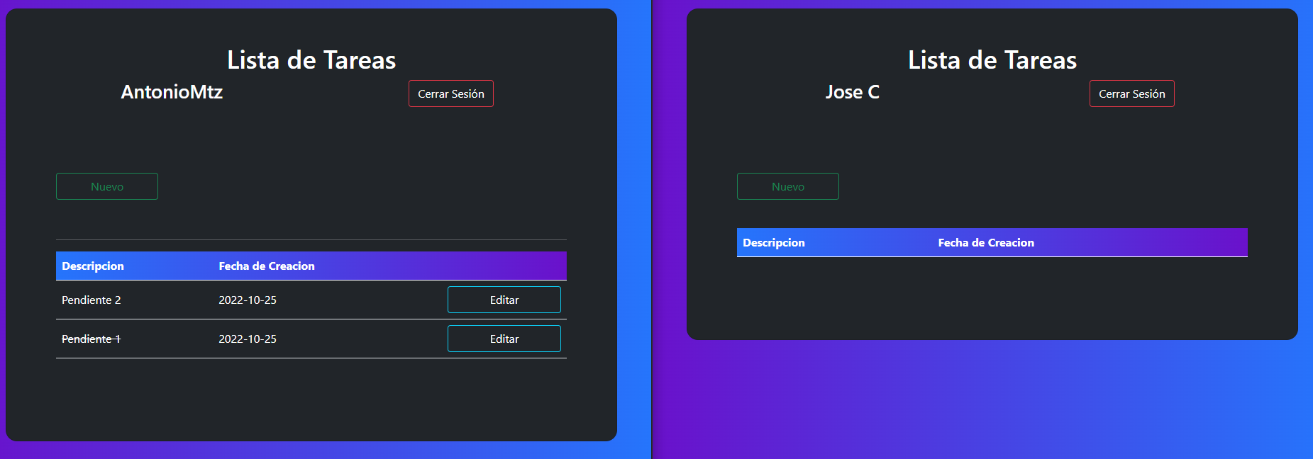 GitHub - JoseCalderonP/listatareas