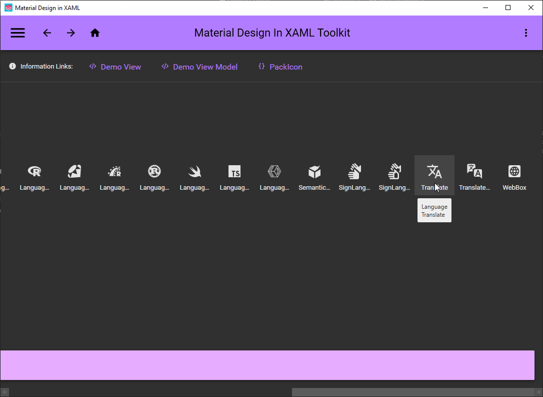 Language icon seems to be missing · Issue #2877 · MaterialDesignInXAML ...