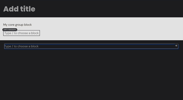 BUG: Restricted Blocks to root level via parent "core/post-content" are nestable and groupable ...