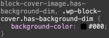 Cover Block with solid background has always black background · Issue ...
