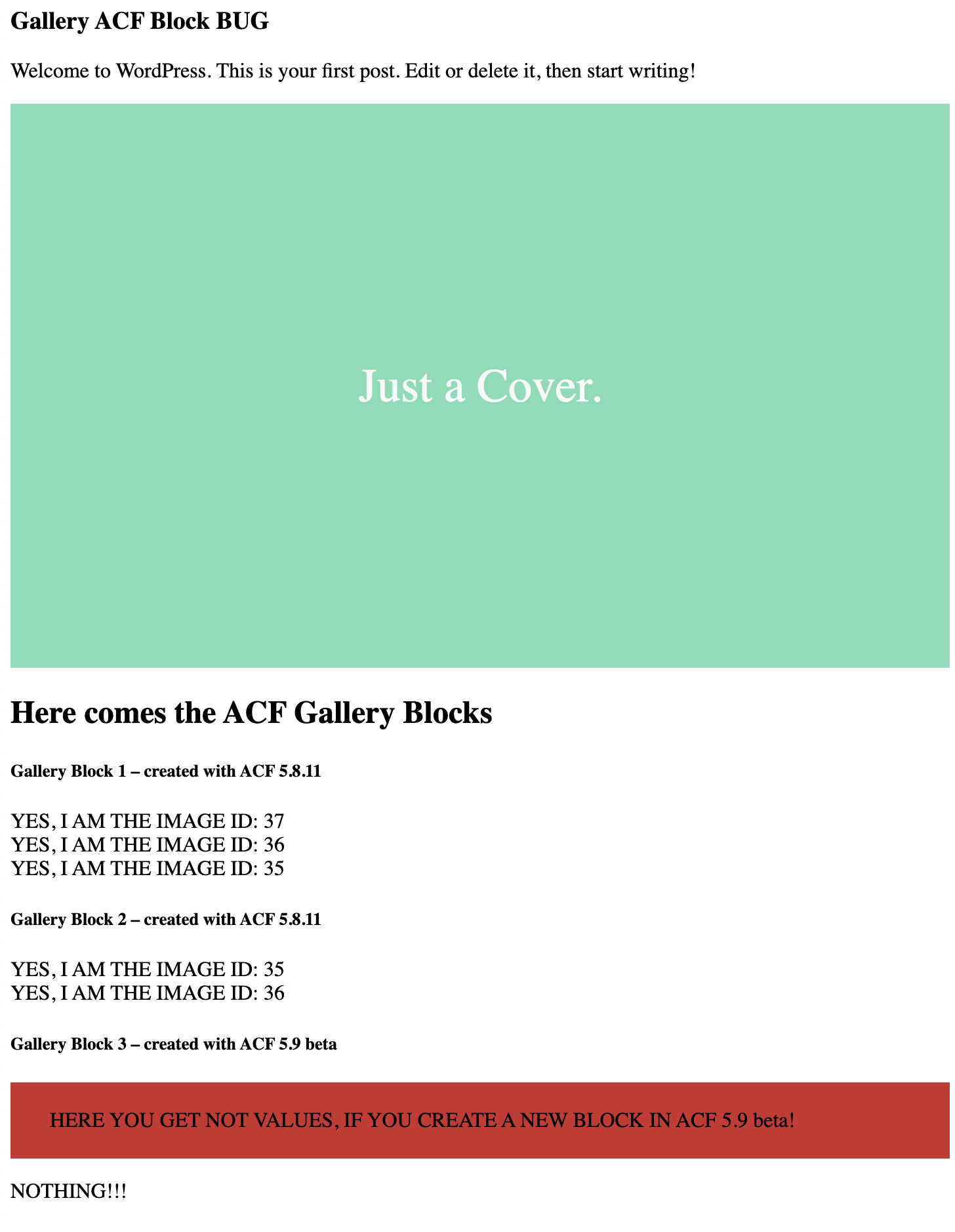 5.9 beta - Gallery field not working · Issue #314 · AdvancedCustomFields/acf · GitHub
