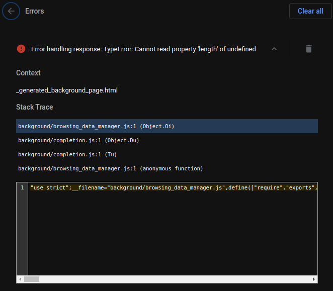 Error on Vimium-C startup and on Vomnibar.activate · Issue #406 · gdh1995/vimium-c · GitHub