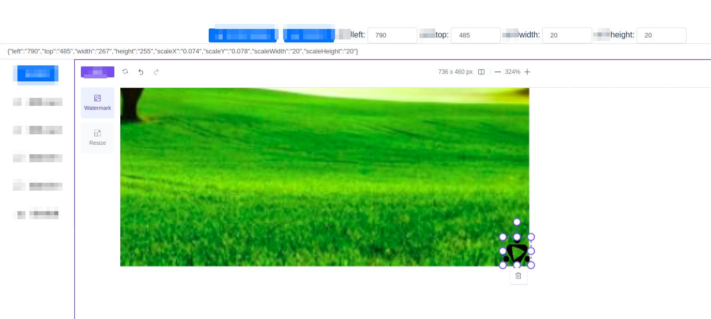 [BUG]the watermark offset x and y is not correct · Issue #215 · scaleflex/filerobot-image-editor ...