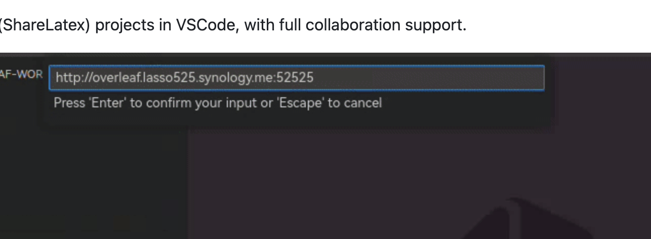 How to get 'overleaf server address'? · Issue #7 · iamhyc/Overleaf-Workshop · GitHub