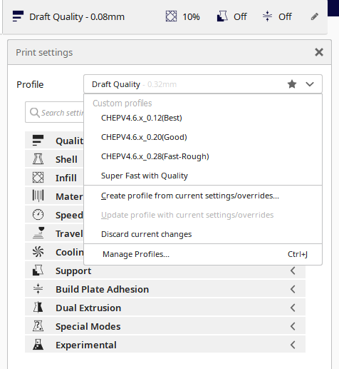 Missing default profiles in dropdown · Issue #8253 · Ultimaker/Cura · GitHub