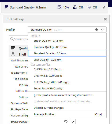 Missing Default Profiles In Dropdown · Issue 8253 · Ultimakercura · Github