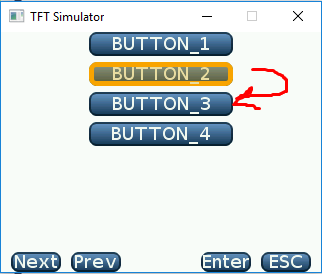 Button groups NEXT and PREV requires double pressing · Issue #810 · lvgl/lvgl · GitHub